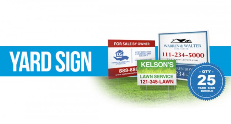 Yard Sign Bundles 25-250