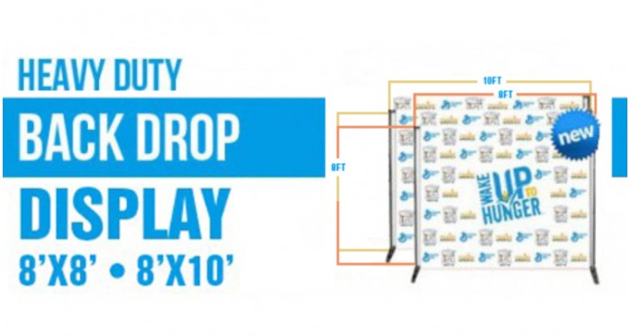 Heavy Duty Back Drop Banner
