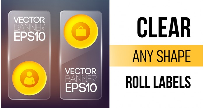 Custom Rolled Labels - Clear