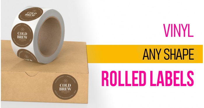 Custom Rolled Labels - Vinyl